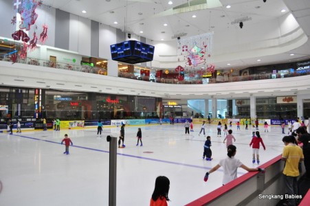 Ice Skating at Jcube - Sengkang Babies