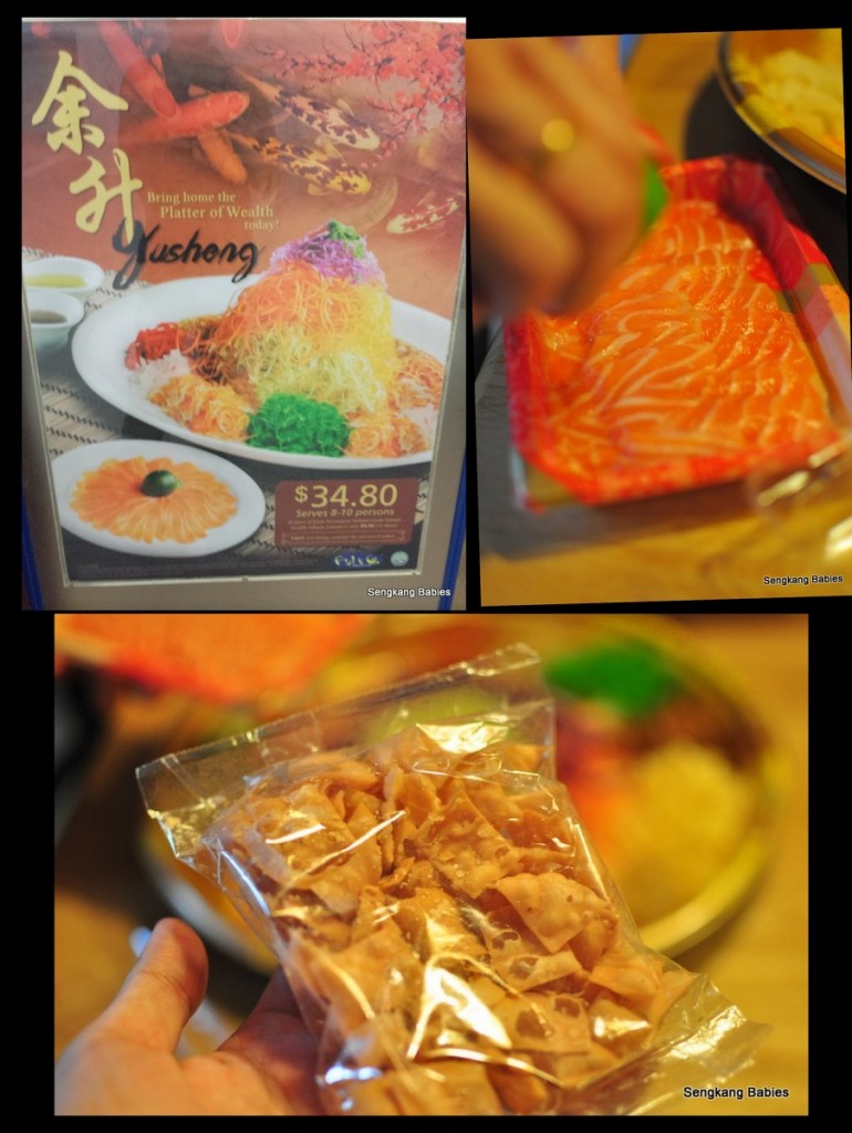 Reunion dinner and Yu Sheng - Sengkang Babies